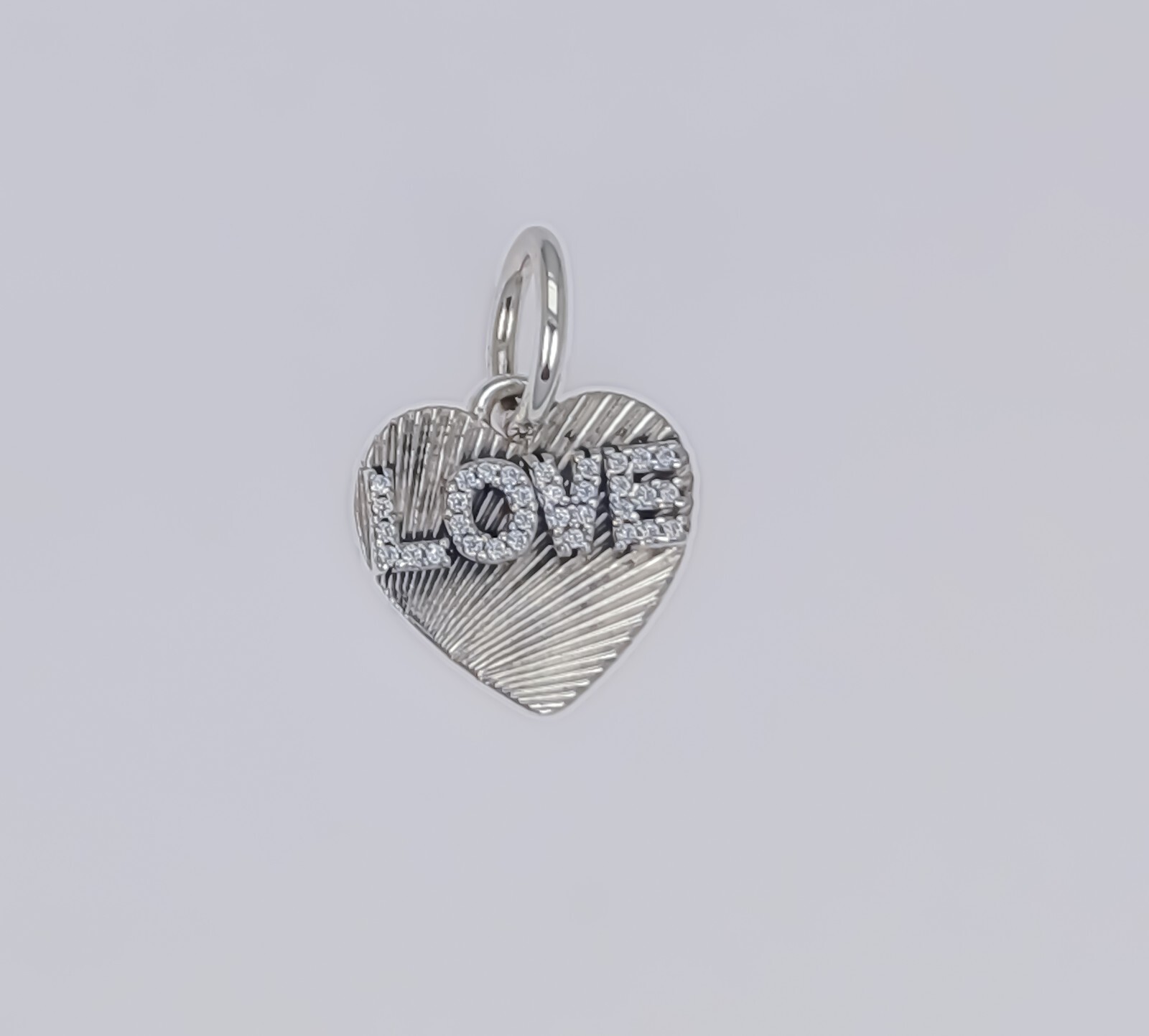 New 100% Authentic PANDORA 925 Ale Engravable Love Heart Dangle Charm ...