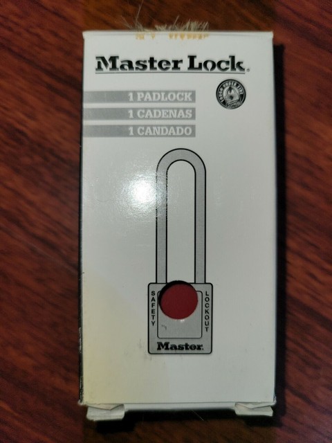 Master Lock 410KARED Safety Lockout Keyed Alike Padlock Red M175 for ...