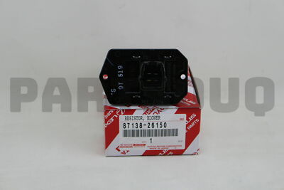 8713826150 Genuine Toyota RESISTOR, BLOWER 87138-26150 | eBay
