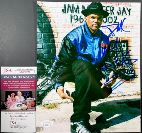 Darryl McDaniels Signed Run-DMC 8x10 Photo D Autograph Hip Hop RAP JSA ...