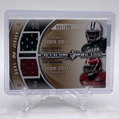 2012 Upper Deck SPx Winning Combos Patch 085/299 Griffin III ...