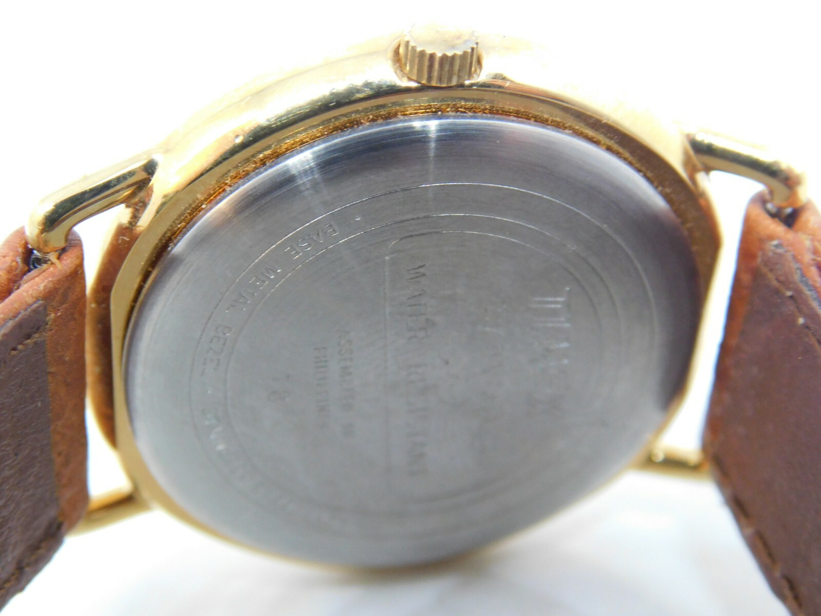 Timex 377 BA CELL Genuine Leather Quartz Analog Women's Watch New ...