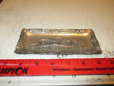 Vintage Metal Trinket Tray, Chicago Post Office & Federal Building ...