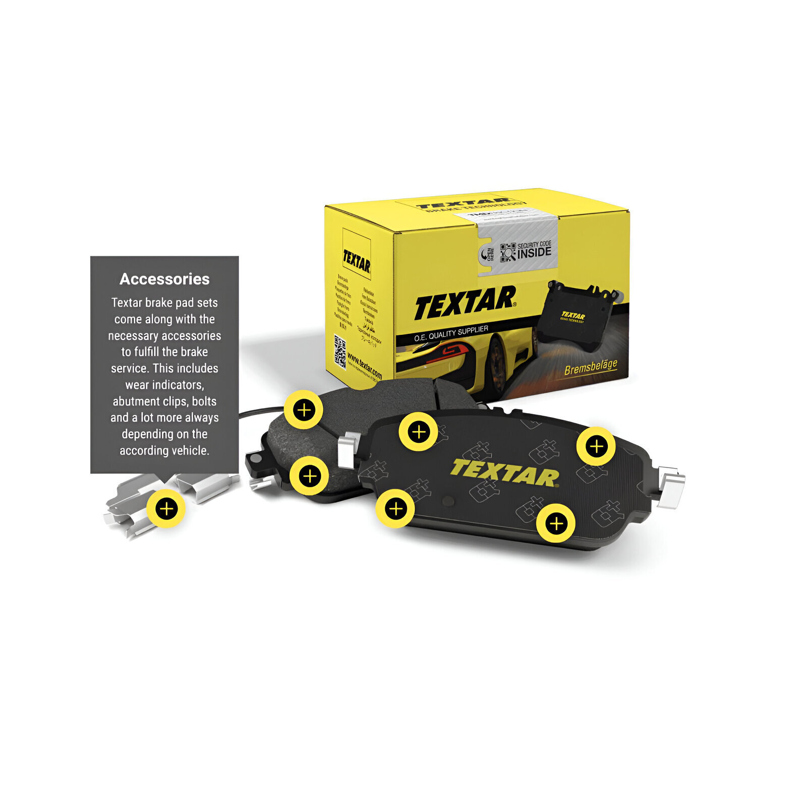 Textar Front Brake Pads - 2430601 | eBay