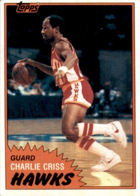 1981-82 Topps Basketball Charlie Criss (K) Atlanta Hawks #E67 | eBay