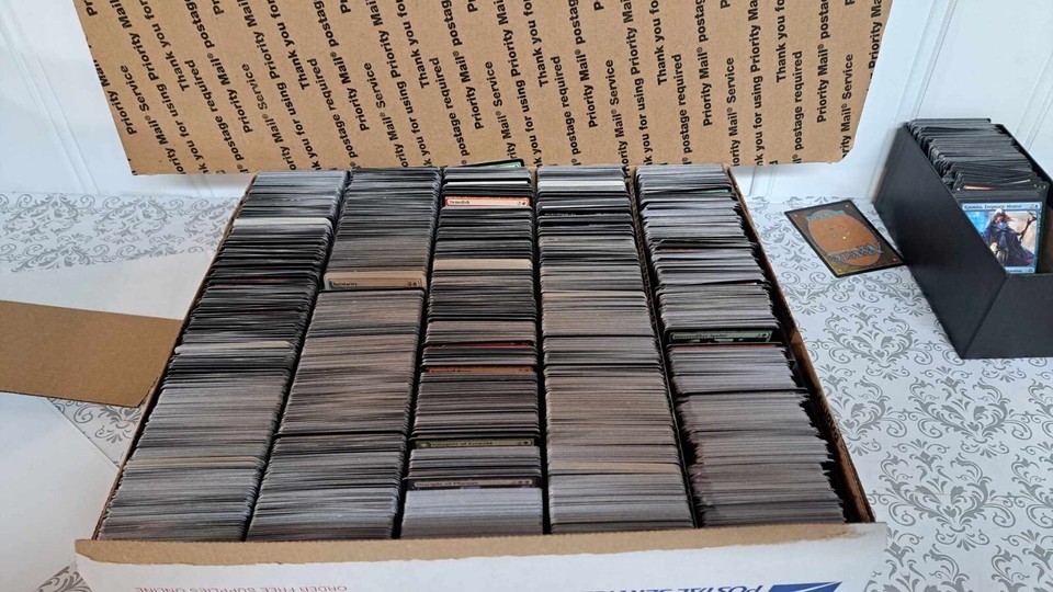 Magic the Gathering 5000 Card Lot 20lb W/50 Rare, 25 Foil, & 2 Mythic ...
