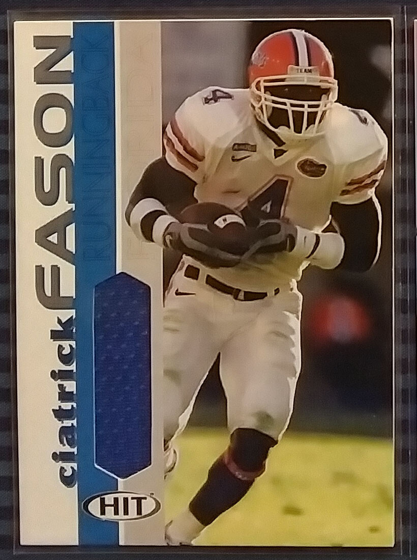 CIATRICK FASON - 2005 SAGE HIT ROOKIE JERSEY #CF (FLORIDA GATORS ...
