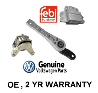 OE MOUNTS FOR VW RABBIT, JETTA w 2.5 ENGINE TRANSMISSION MOUNT SET KIT ...