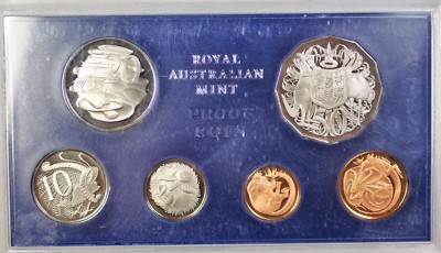 1972 Australian Proof Set 6 Gem Coins Scuffs on the Case | eBay