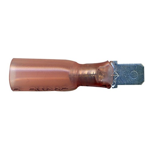 Heat Shrink Crimp Male Quick Disconnect Terminal 22-18 Gauge .187 Tab ...