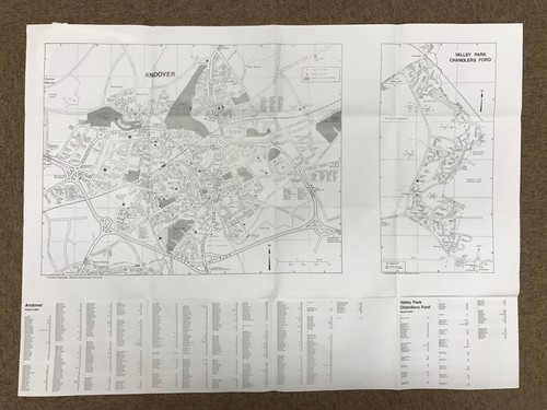 Test Valley Map and Street Index | eBay