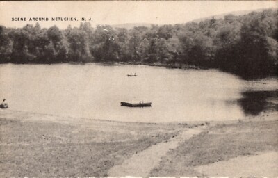 Metuchen NJ Scene Around Metuchen NJ View of Lake Area Postcard Posted ...