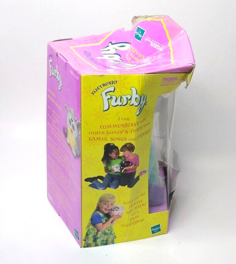 VTG 2000 Spring Easter Furby Special Limited Edition Flower Hat Pastel, NEW