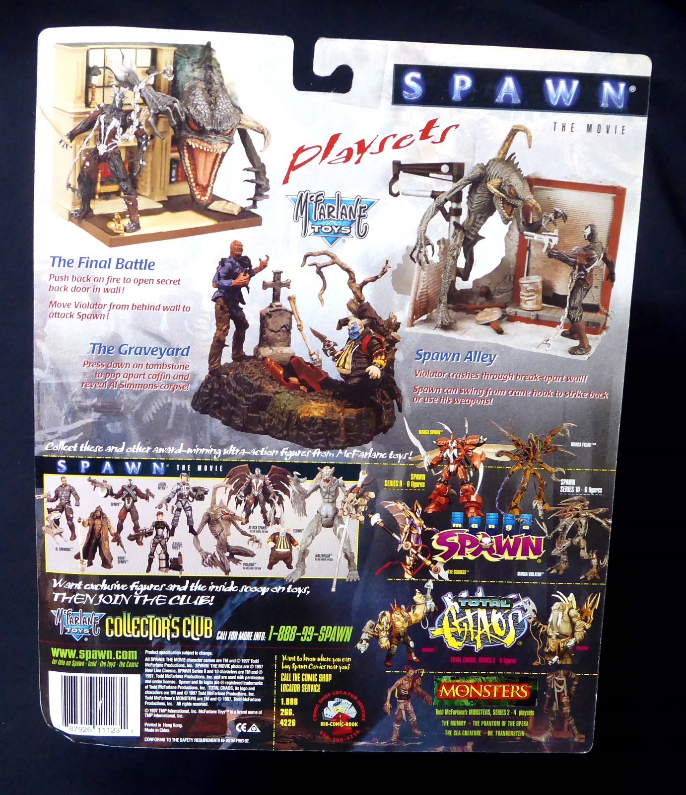 Spawn Alley Movie Playset New 1997 McFarlane Toys Amricons | eBay