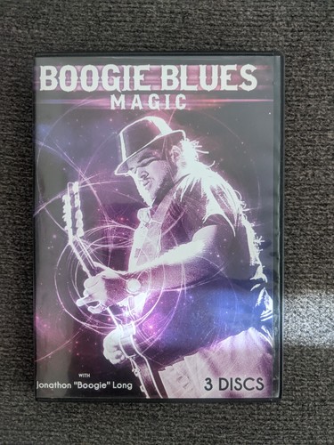 Boogie Blues Magic with Jonathon Boogie Long DVD RARE 3-Disc Set OOP3 ...