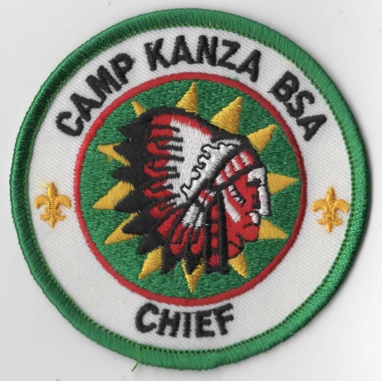 Camp Kanza Chief BSA Patch GREEN Bdr. [CA4014] | eBay