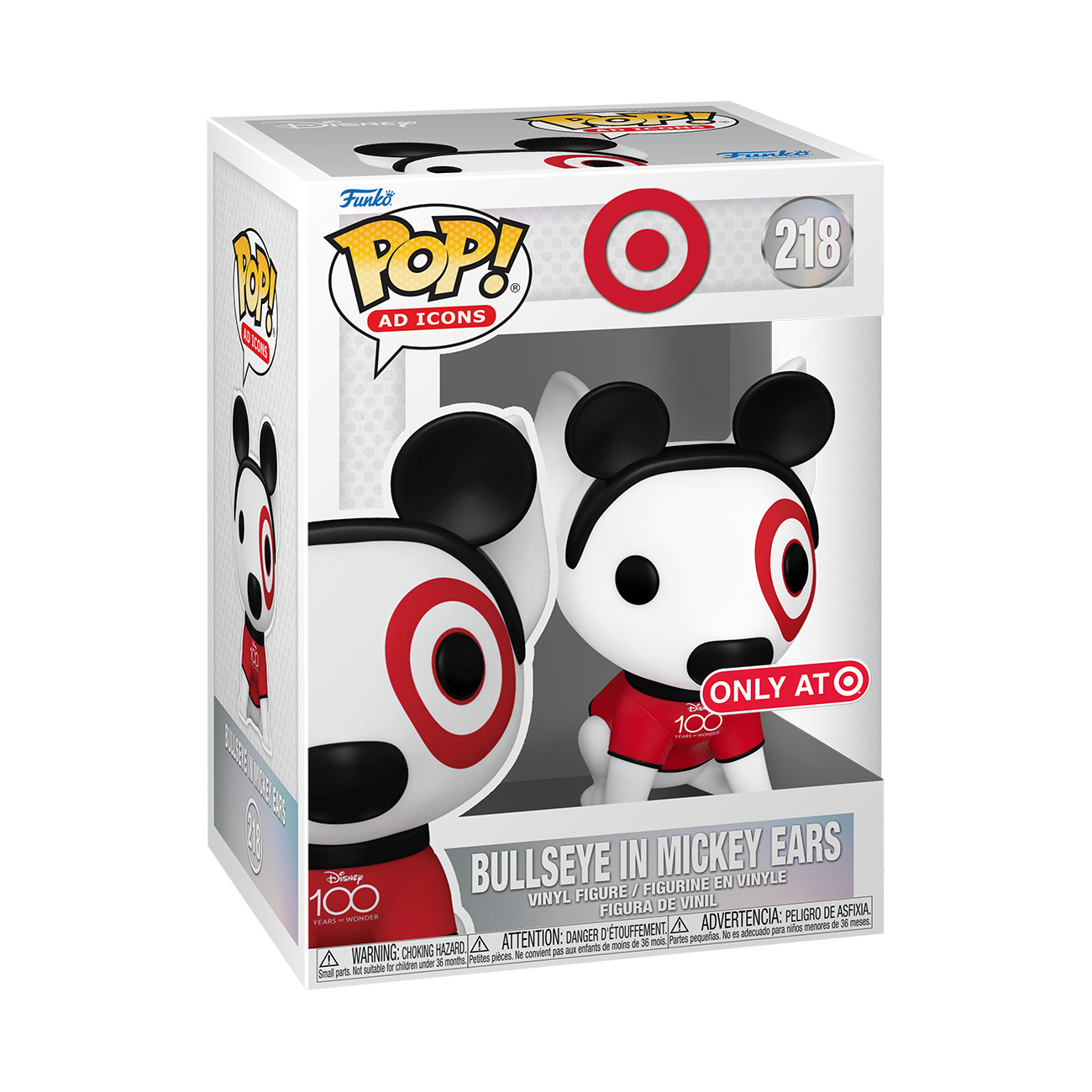 Funko Pop! Vinyl: Target - Bullseye in Mickey Ears - Target (Exclusive ...