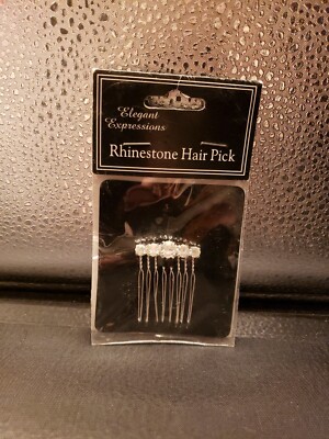 Elegant Expressions Rhinestone Hair Pick | eBay