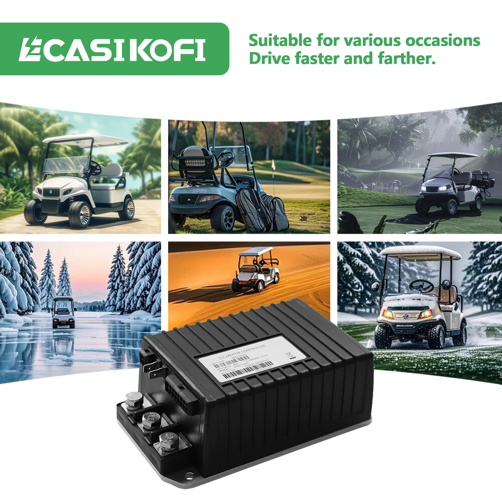 48V 250A DC Motor Controller for Curtis Club Car DS Golf Cart 1510-5201 ...