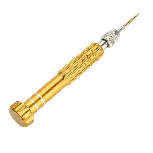 (Gold)Screwdriver Handle With 5 Precision Bits Phone Glasses Watch ...