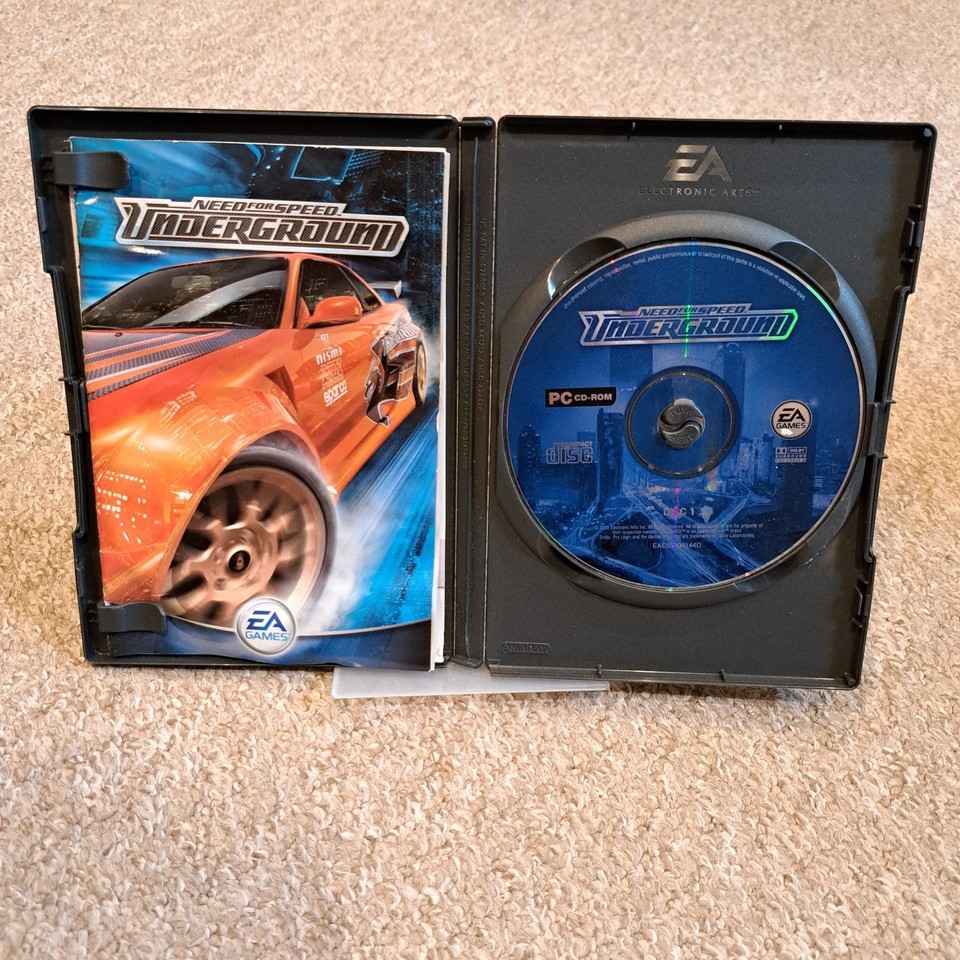 Need for Speed Underground PC CD-ROM Video Game Street Racing ...