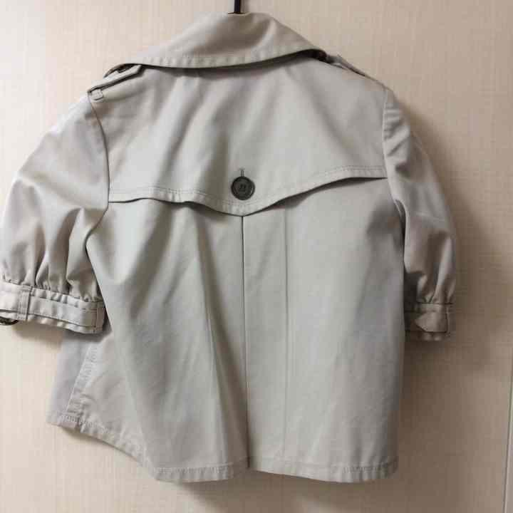 Burberry Blue Label Short-length Trench Coat Half-sleeves Size 38 For ...