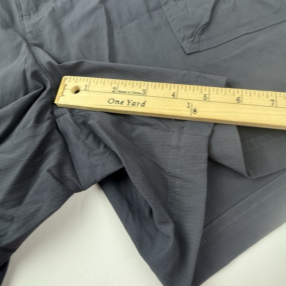 Columbia Womens 18 Navy Blue Nylon Shorts Hiking Outdoor Omni-Shield | eBay