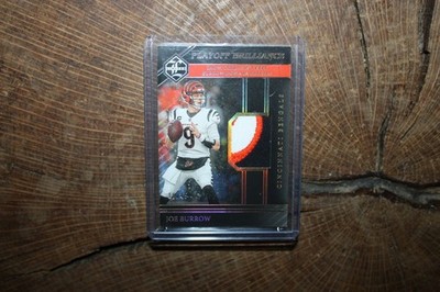 2023 PANINI LIMITED JOE BURROW PLAYOFF BRILLIANCE PATCH CARD 19/49 | eBay