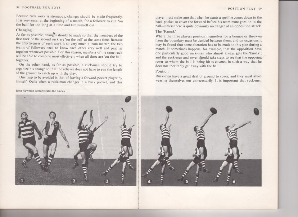 AFL Book. Australian Rules Football for Boys 1971 | eBay Australia