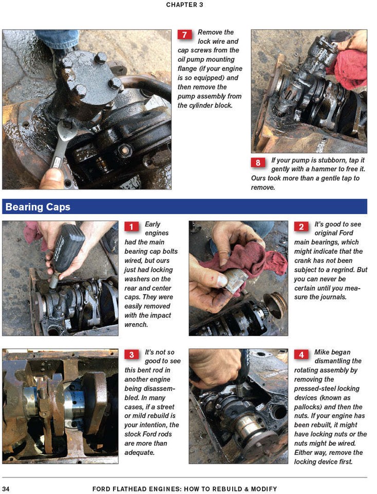 Rebuild Repair Hot Rod Flathead Ford V8 Manual 221 239 255 Book | eBay