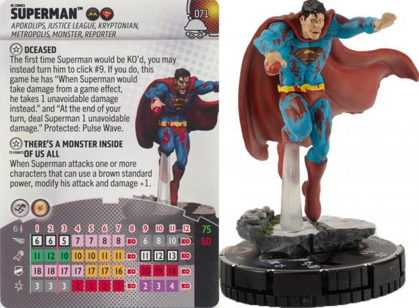 Superman #071 Chase Notorious DC Heroclix Near Mint DC Notorious ...