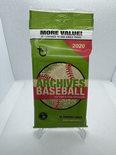 2020 Topps Archives Baseball Value Pack Brand New Factory Sealed RC | eBay