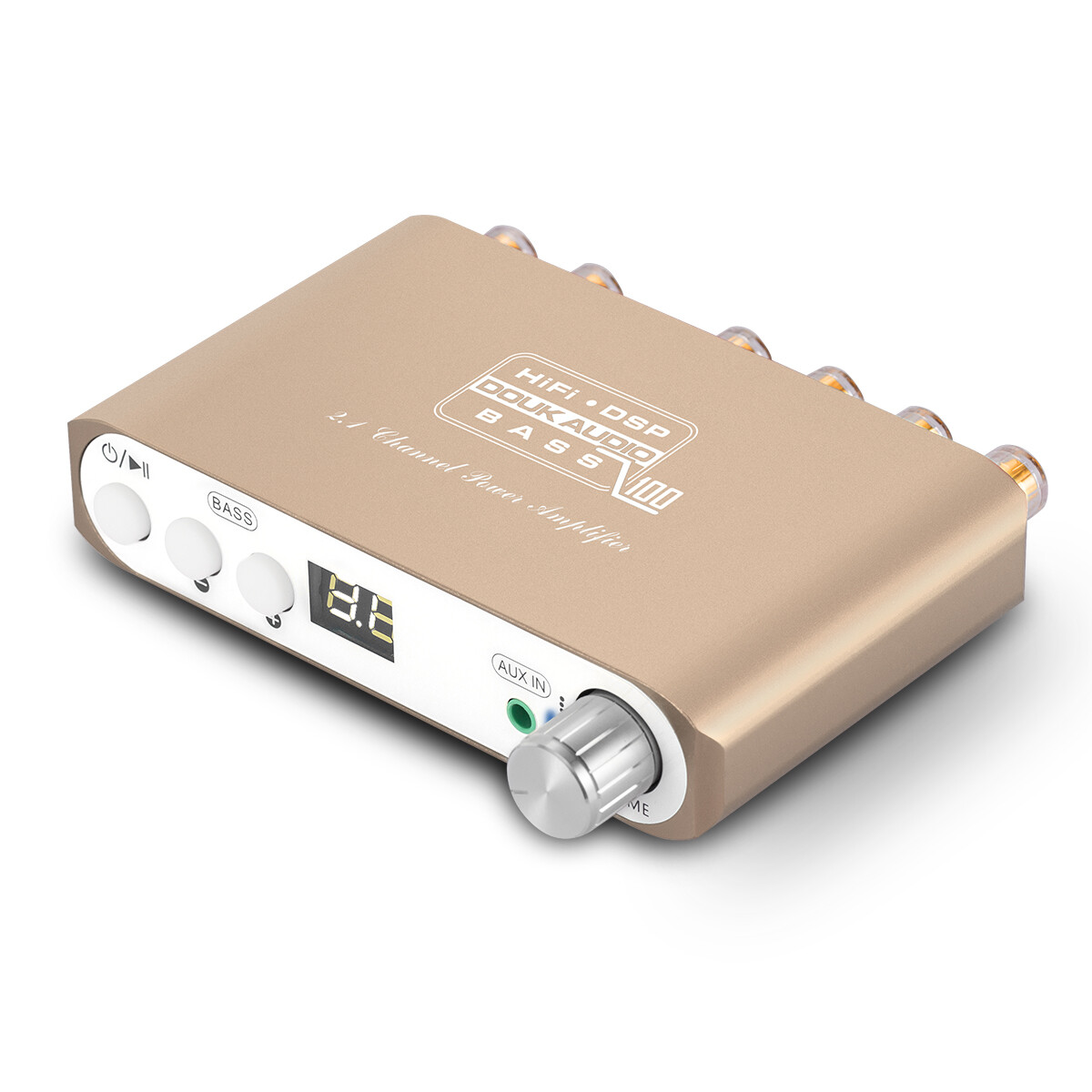 Douk Audio Q100 2.1CH Subwoofer Bluetooth DSP Digital Power Amplifier ...