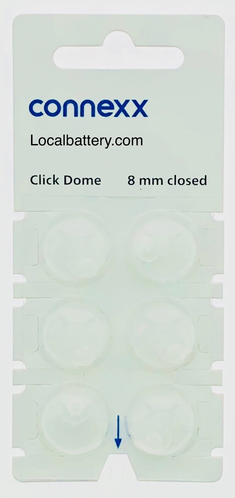 Signia, Rexton Click Dome 8 mm Closed For RIC Hearing Aids - 6 Domes ...