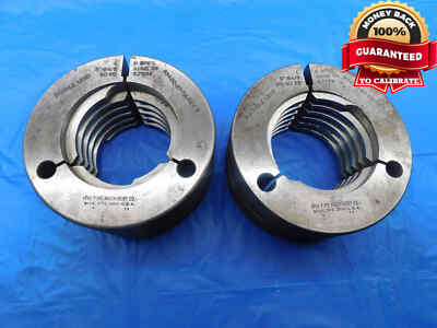 3" 2 1/2 ACME 3G DBL LEAD LH THREAD RING GAGES 3.0 2.5 GO NOGO = 2.7896 ...