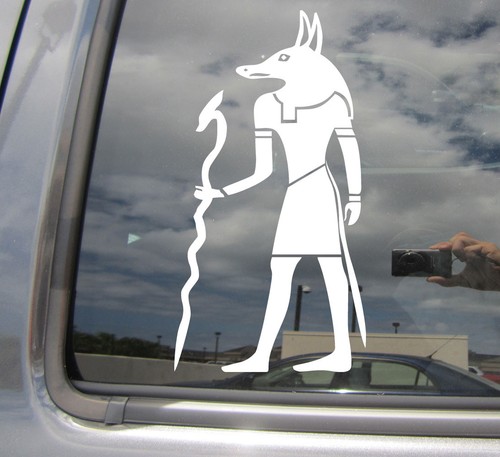 Anubis Egyptian God Afterlife Mummification Car Window Vinyl Decal ...