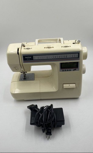 Brother Beige Electronic LCD Display Portable Sewing Machine w/ Foot ...