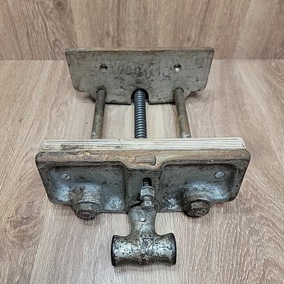 Vintage Under Bench Vise 10" Jaws Woodworker Under Mount USA Made | eBay