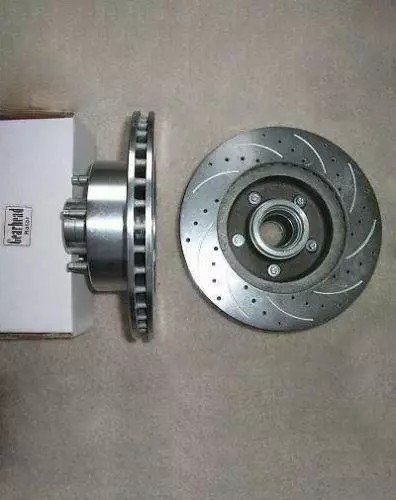 Fits Mopar Front Replacement Disc Brake Rotors 11" 5 x 4.5" Drilled ...