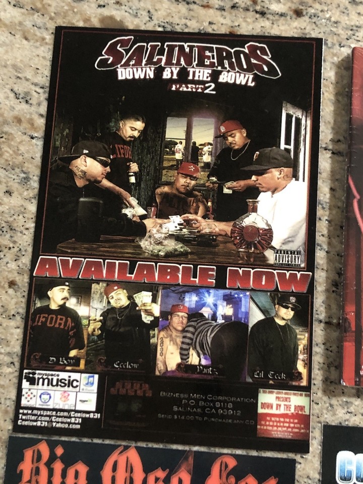 Casper Loc Streets Raised Me Norteno Rap CD & 5 Flyers Salineros Yantz ...