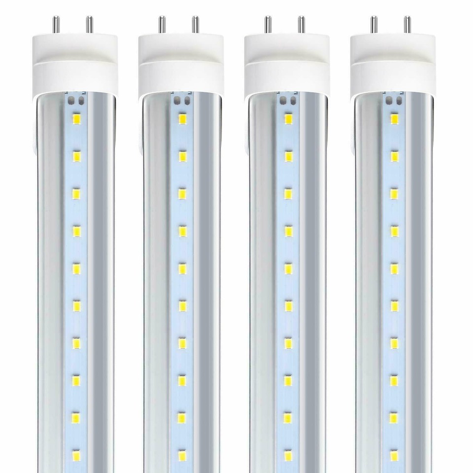 F32T8 LED Replacement Tube Double-End Powered Ballast Bypass Frosted ...