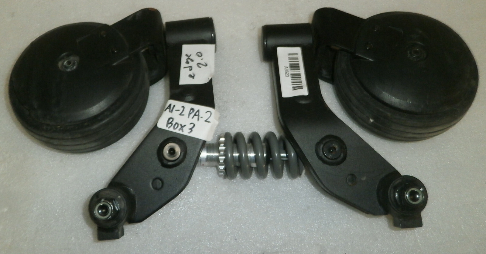 Quantum Q6 Edge 2.0 Power Wheelchair Rear Caster Arms w/ Spring Shock ...