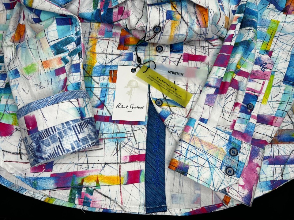 Robert Graham CAP N SKULLY Embroidered $278 Large NWT Classic Fit FAST ...