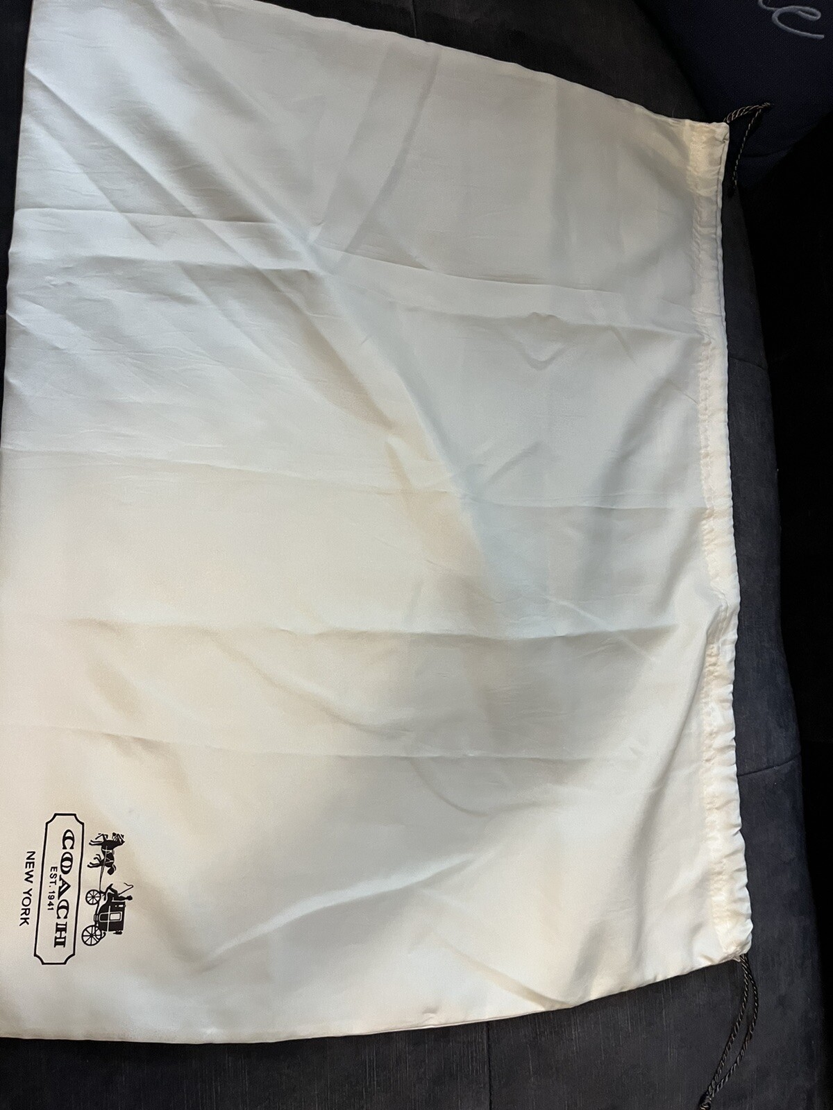 Coach Drawstring Dust Bag Storage Cover Bag - Gem