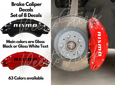 8x Nismo Brake Caliper Decals | Replacement Brake Stickers Vinyl Nissan ...