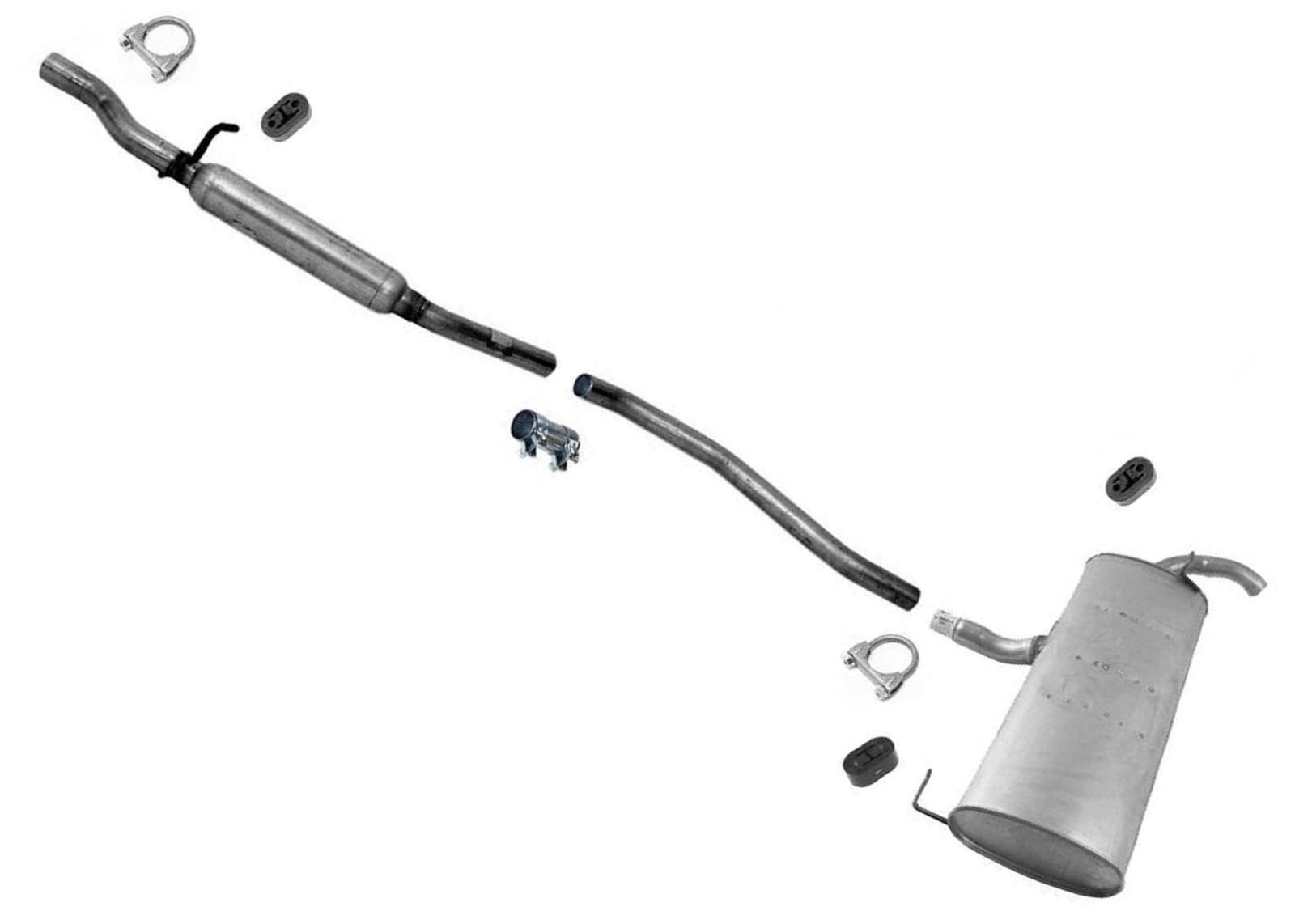 Exhaust System Muffler and Pipes 12-17 for Jeep Compass 4x4 All Wheel ...