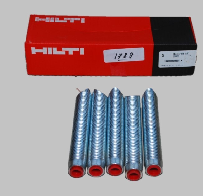 2 PCS Hilti Internally Threaded Inserts 6-3/4" 258022 - Out of Box for ...