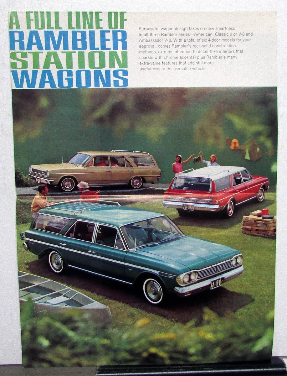1964 Amc Rambler American 220 Wagon Vintage Cars 1965 AMC Rambler