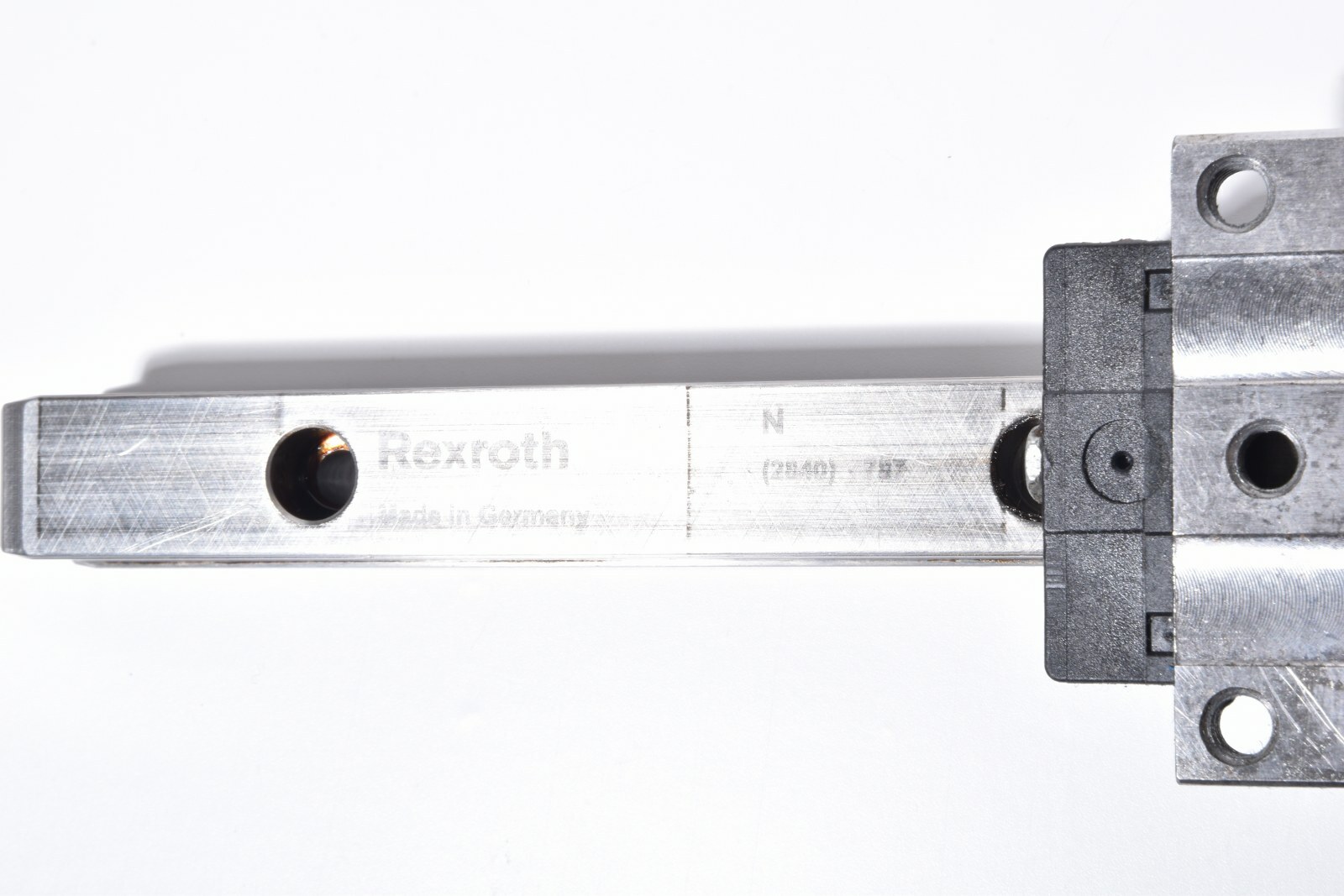 BOSCH REXROTH R165111420, 2 x Laufwagen + Linearführungsschiene L ...