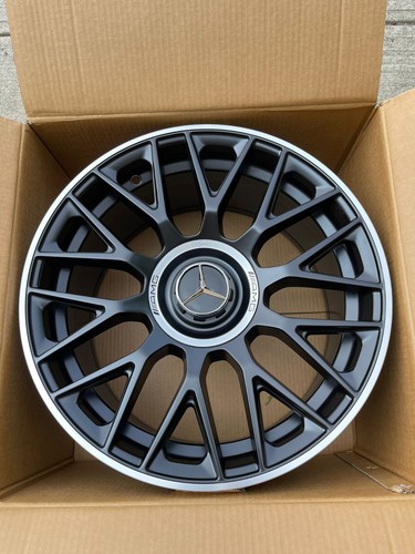 18"x8.5 Black Spyder AMG Rims Wheels Mercedes Benz S550 GLE350 E350 ...